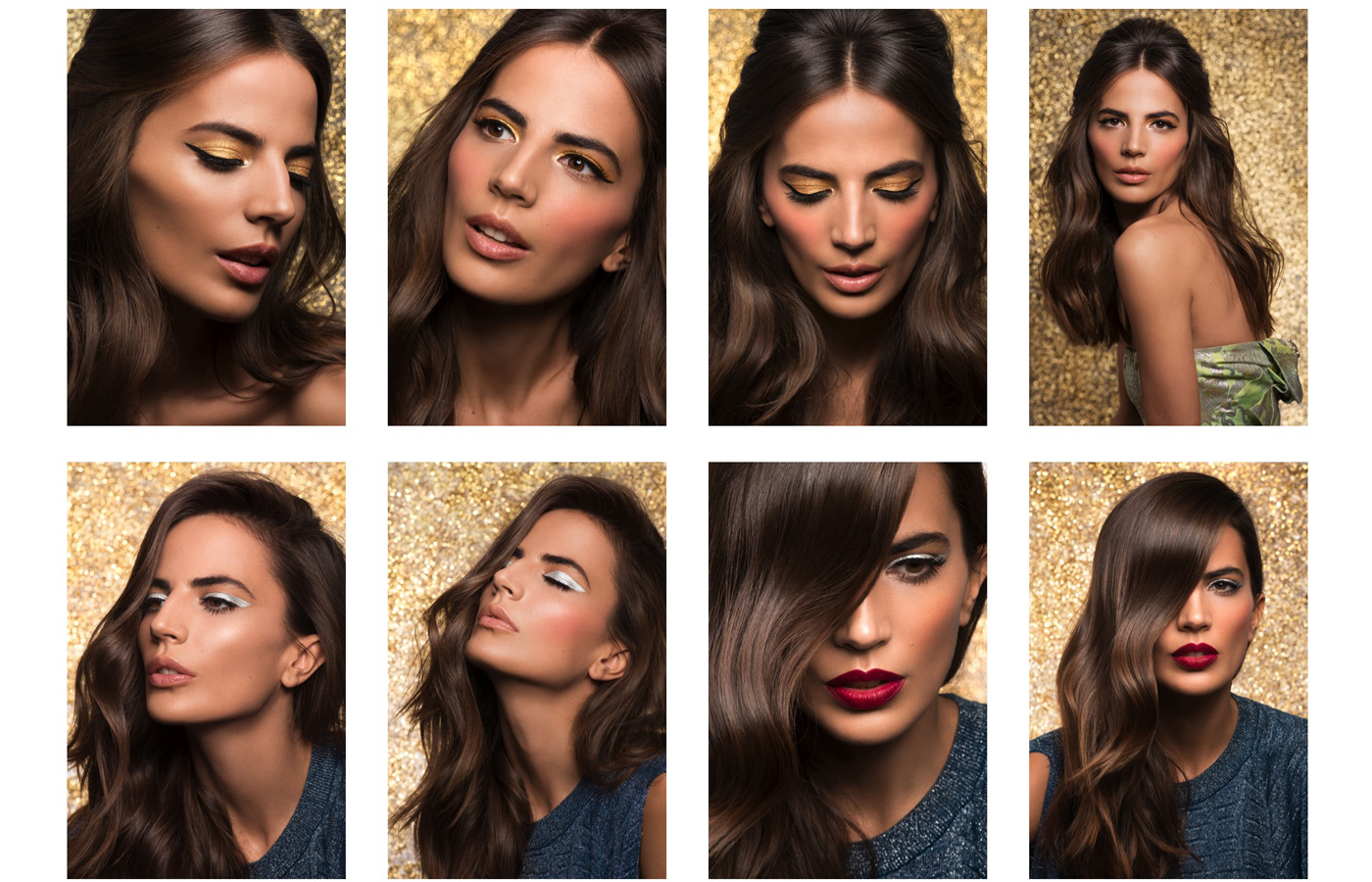 Simona Antonović • CHRISTMAS MAKE-UP IDEAS WITH MODEL HELENA SOPAR AND ...